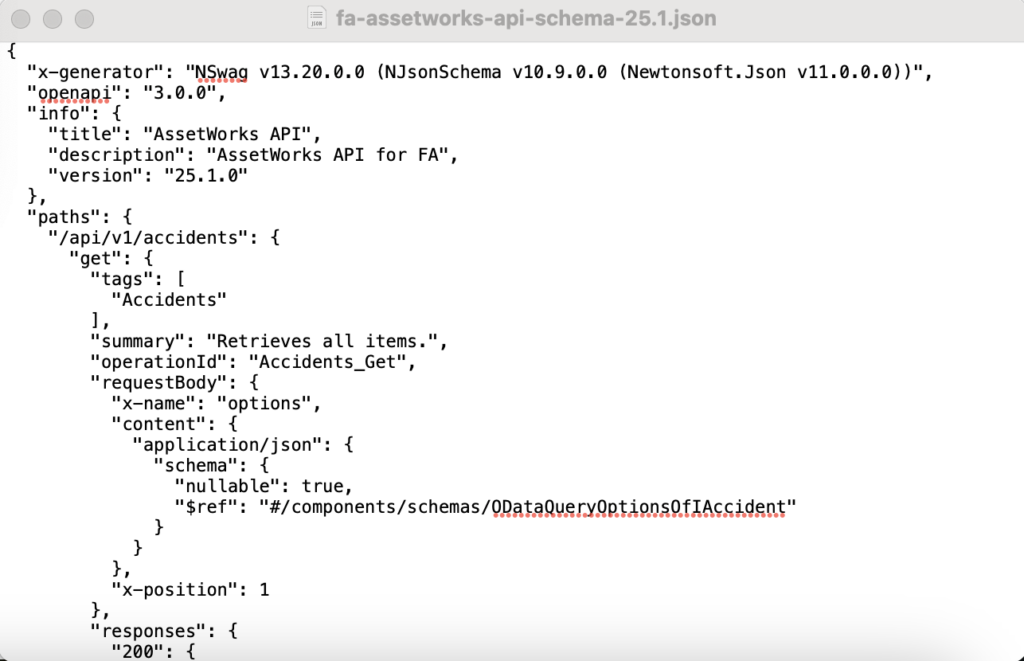 API Suite Technical Information
