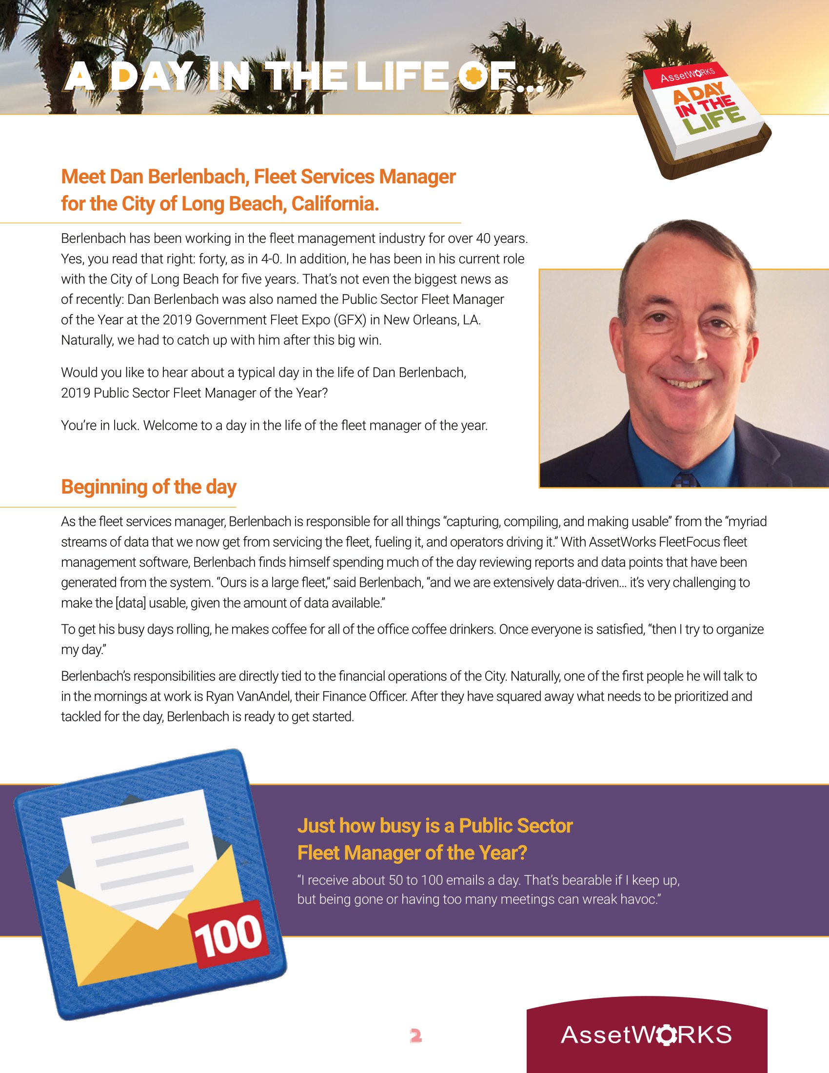 A Day in the Life of the Fleet Manager of the Year | Dan Berlenbach ...