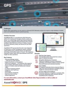 AssetWorks Product Slicks - Fleet and Fuel Management