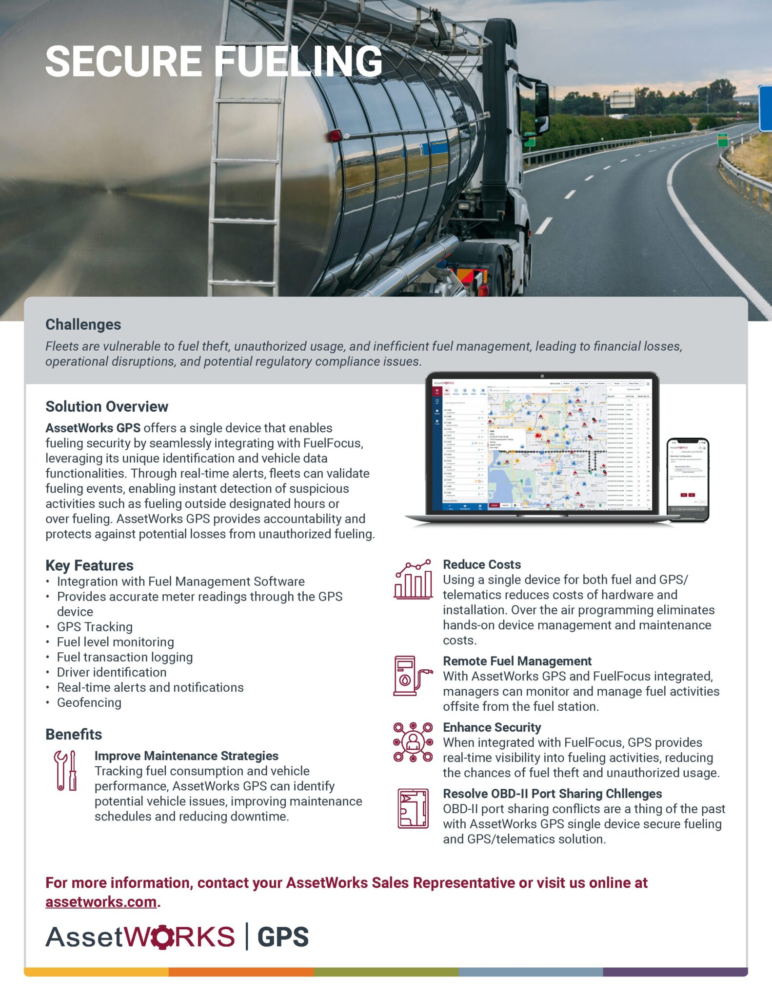 AssetWorks Product Slicks - Fleet and Fuel Management